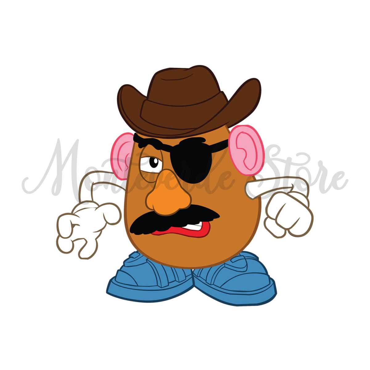 Disney Character Toy Story Cartoon Mr. Potato Head Vector SV - Inspire ...
