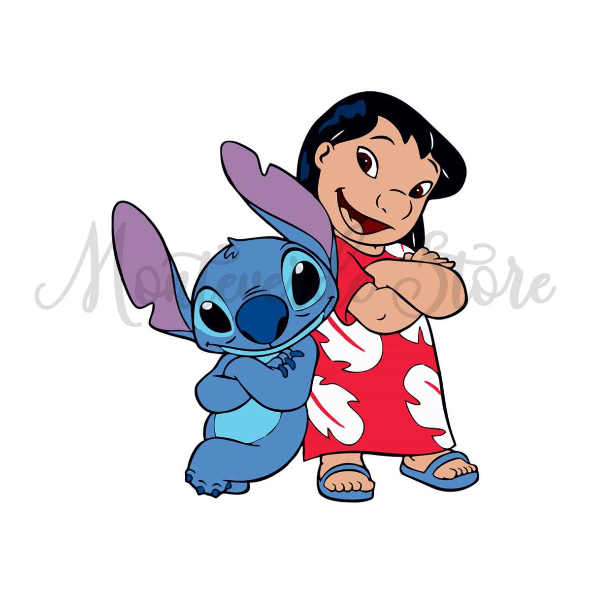 Lilo and Stitch Disney Cartoon Character SVG | Inspire Uplift