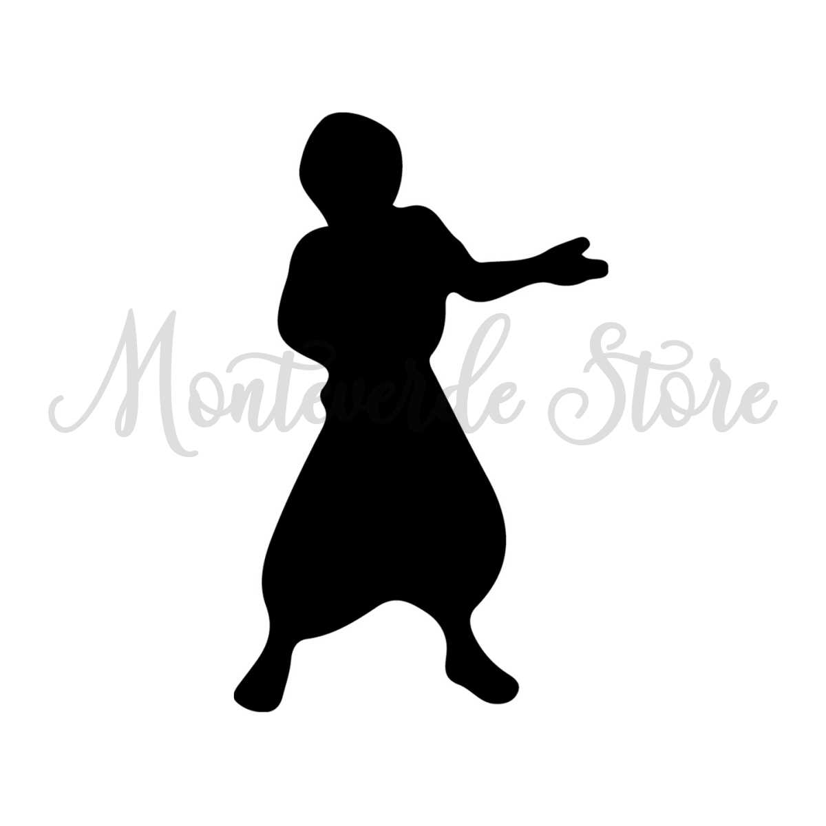 Aladdin Cartoon Characters Silhouette SVG Digital File | Inspire Uplift