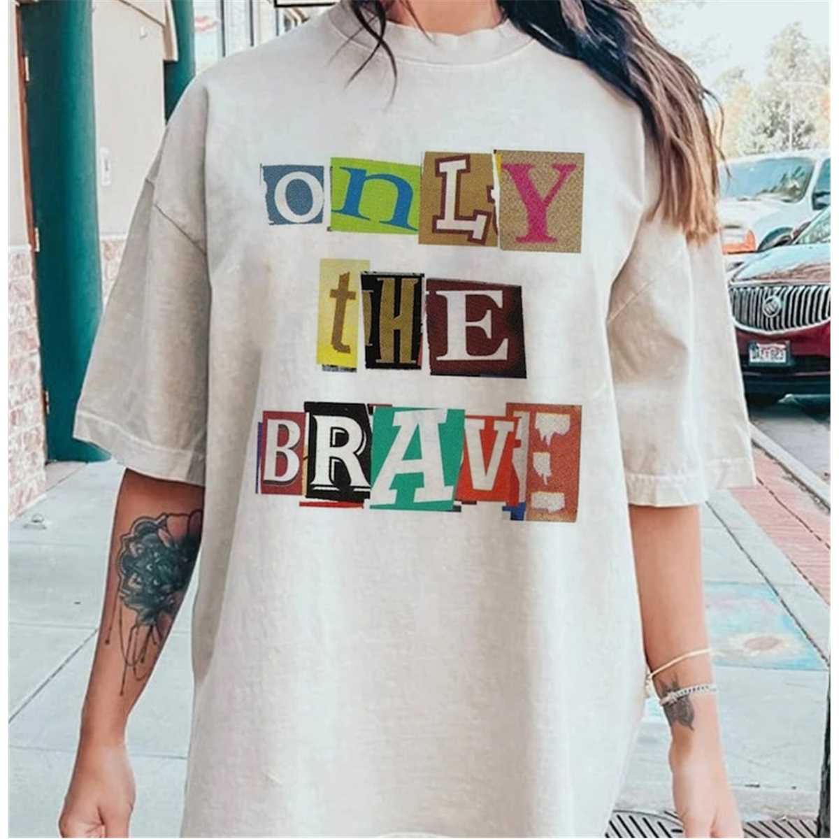 Only The Brave Louis Shirt, Louis Tomlinson Merch, One Direc | Inspire ...