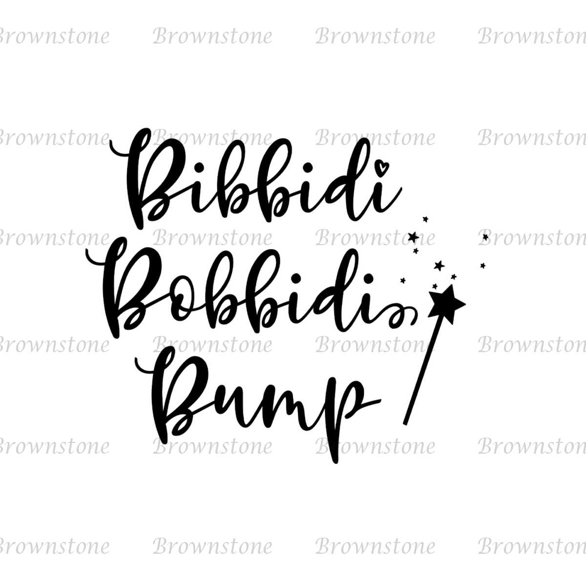 Bibbidi Bobbidi Bump Disney SVG - Inspire Uplift