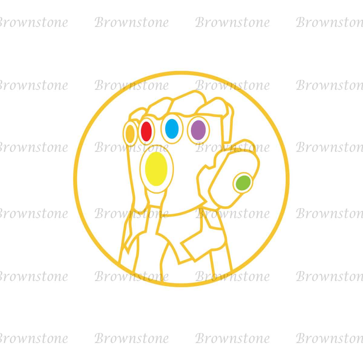 Marvel Avengers Infinity War Infinity Gauntlet SVG | Inspire Uplift