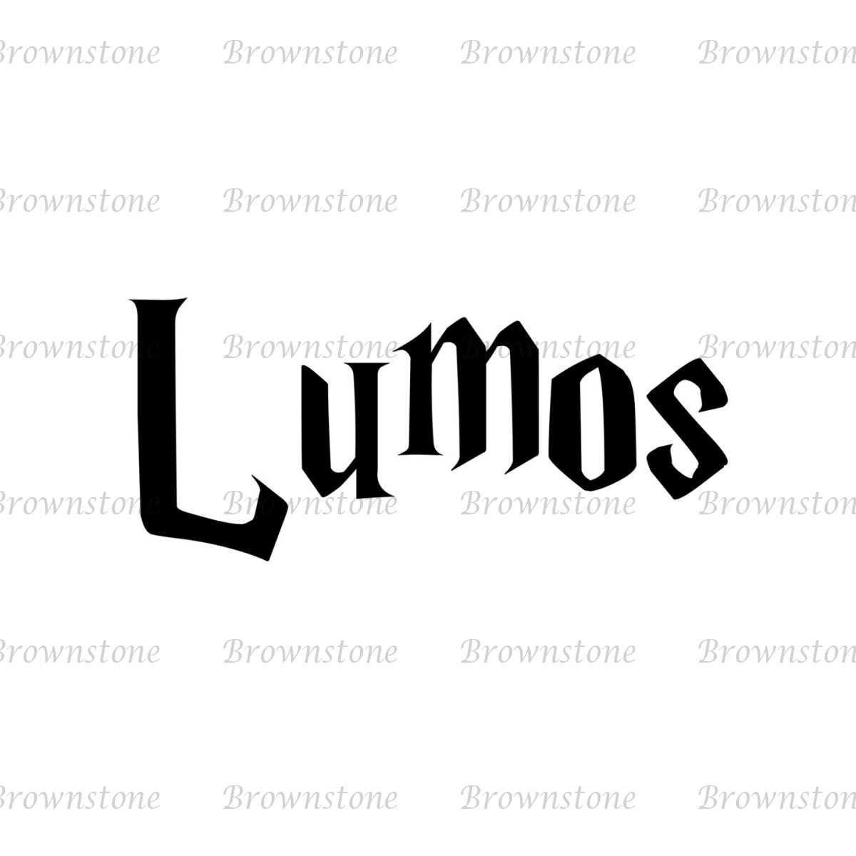 Lumos Logo Harry Potter Series Film SVG | Inspire Uplift