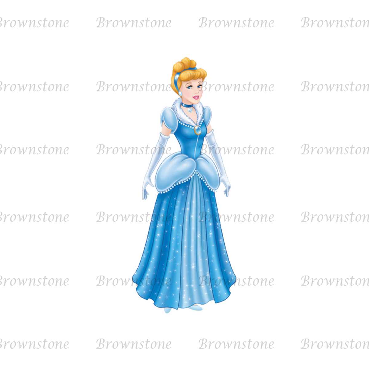 Disney Princess Cinderella Winter Costume Sublimation PNG - Inspire Uplift