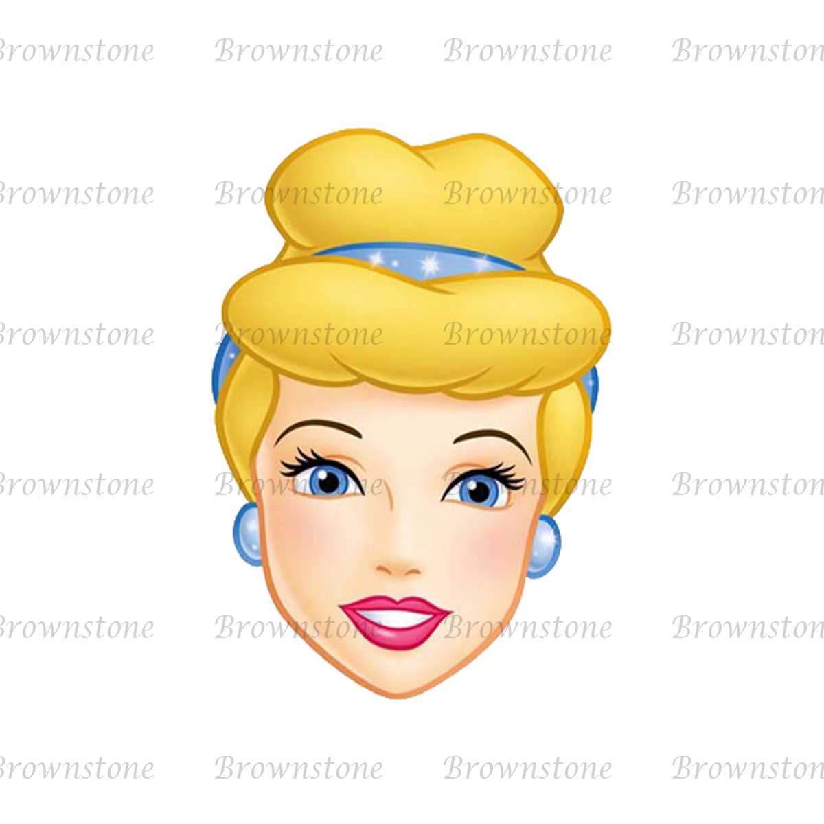 Disney Cartoon Princess Cinderella Face PNG Clipart | Inspire Uplift