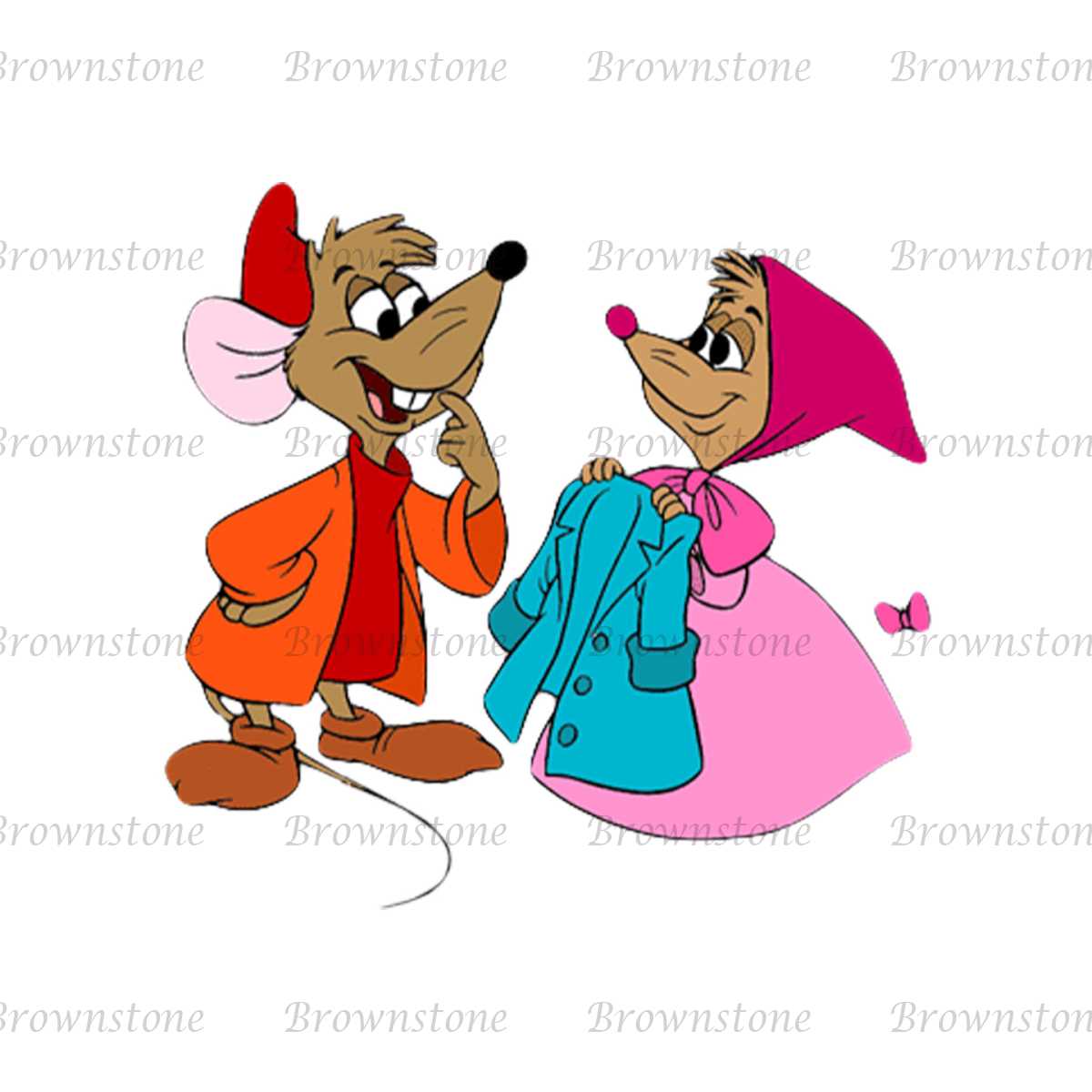 Disney Jaq and Perla Cinderella Cartoon Mice PNG | Inspire Uplift