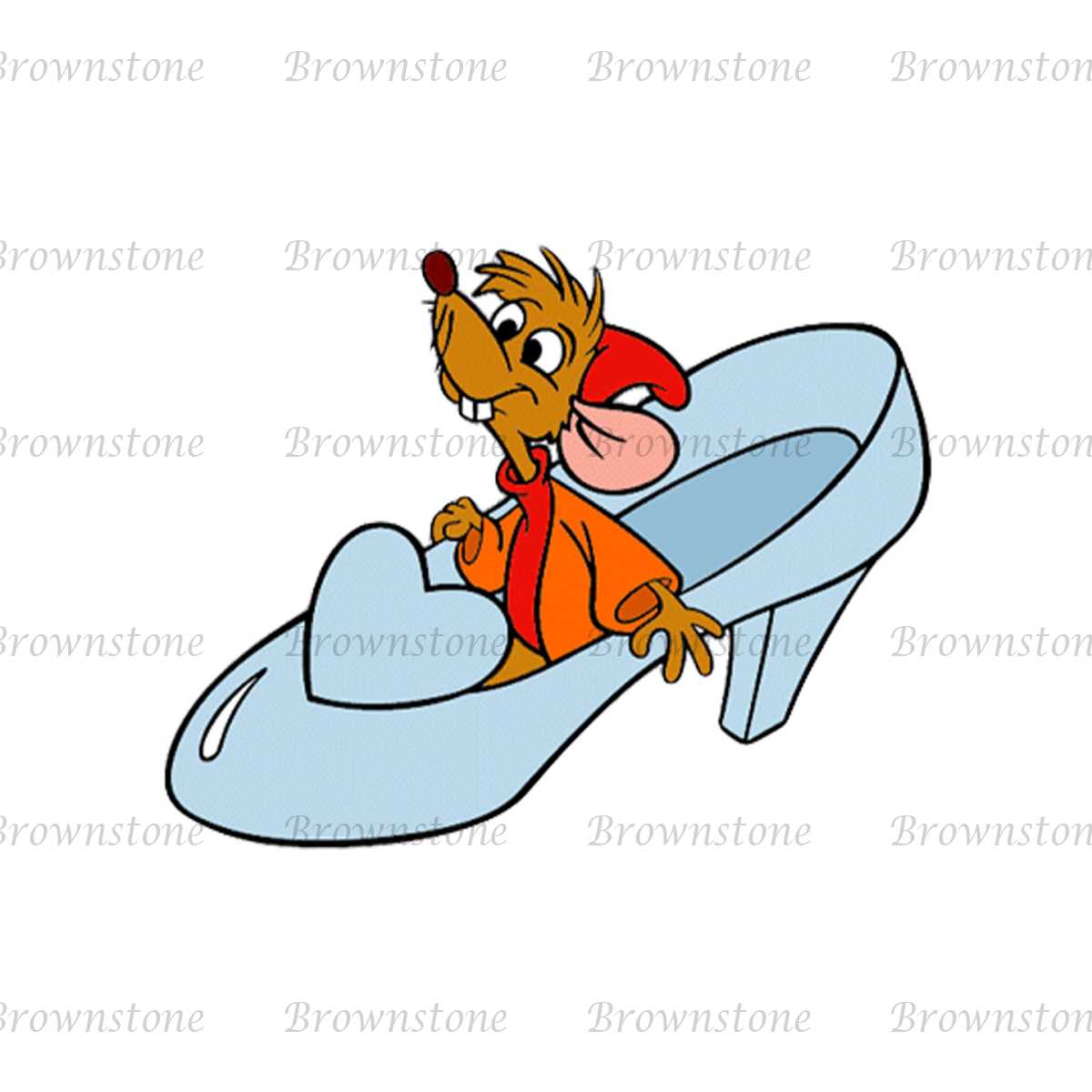 Cinderella Mouse Jaq in Glass Slipper Disney Cartoon Charact | Inspire ...