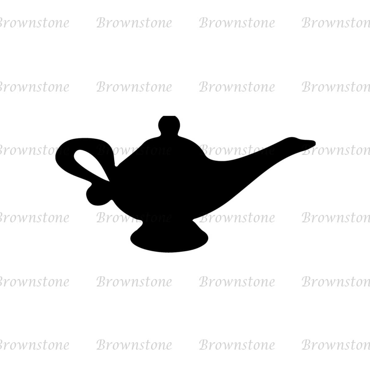Disney The Magic Lamp Silhouette Vector SVG File - Inspire Uplift