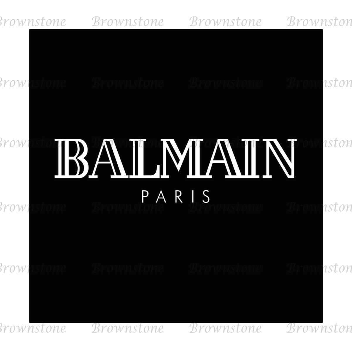 Balmain Paris White Logo SVG, Balmain SVG, Paris SVG, Balmai - Inspire ...