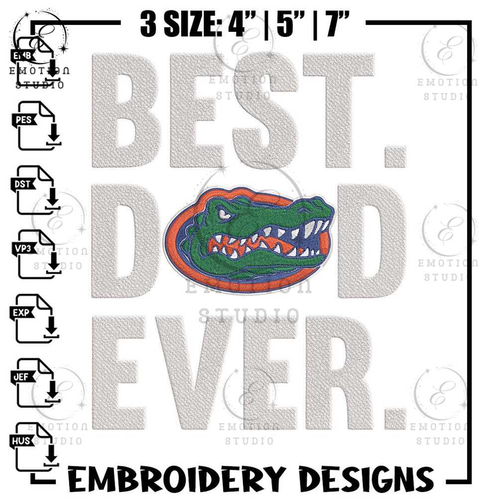 Florida Gators poster embroidery design, NCAA embroidery, Sp | Inspire ...