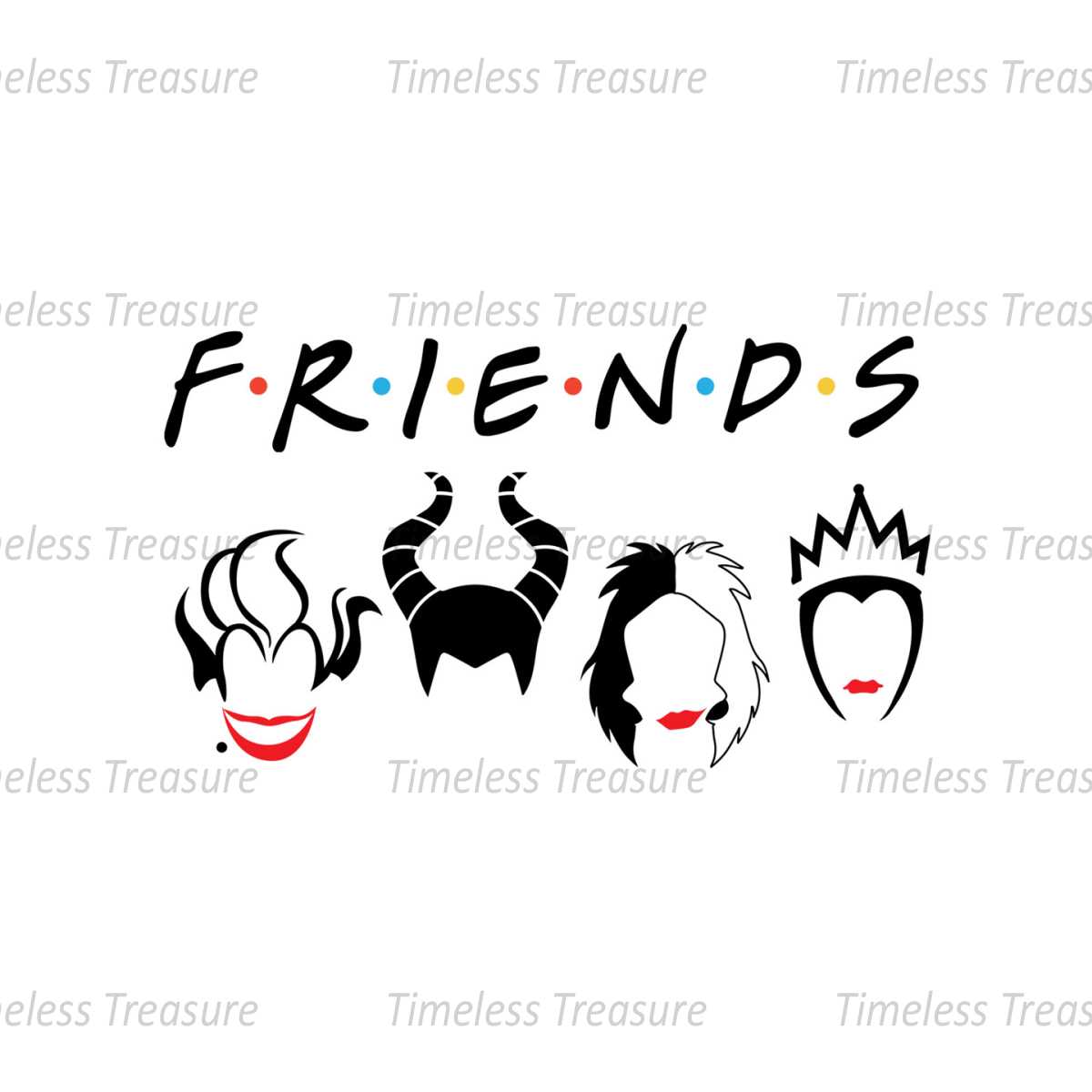 Disney Villains Friends SVG | Inspire Uplift
