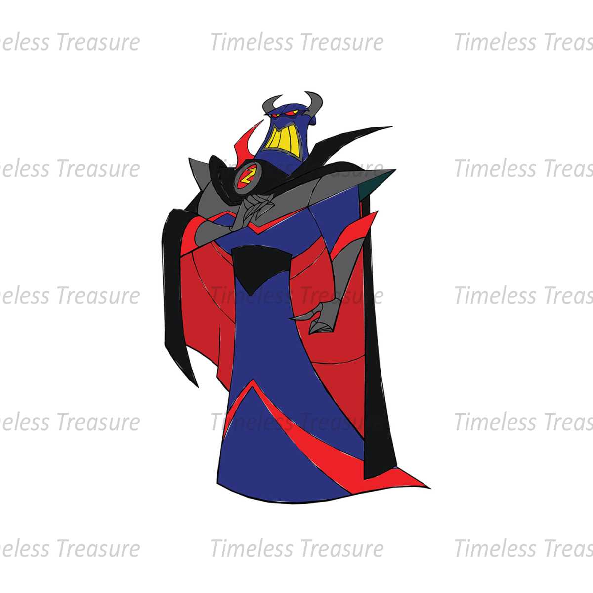 Disney Cartoon Evil Emperor Zurg Toy Story SVG | Inspire Uplift