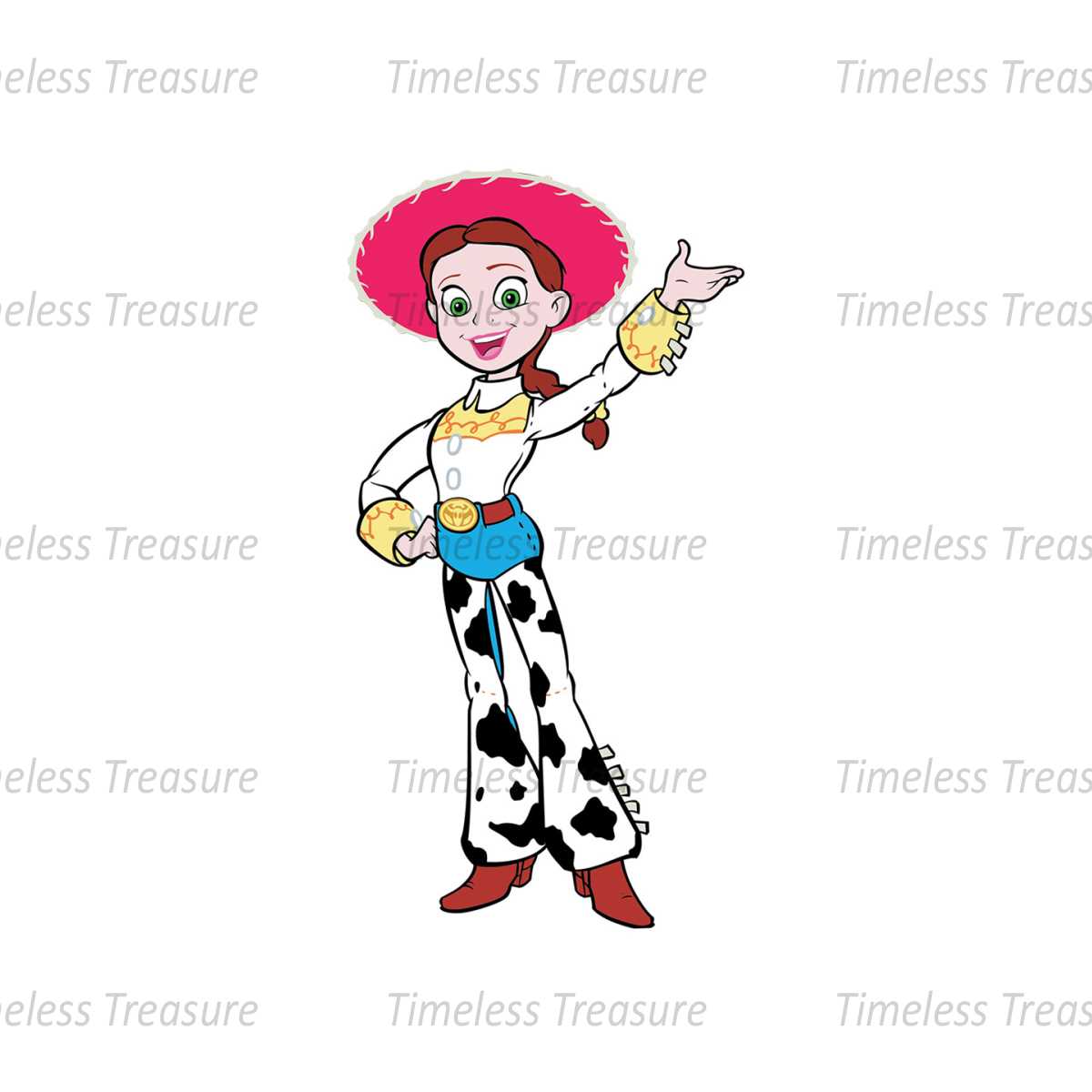Cowgirl Jessie Toy Story Disney Pixal Cartoon SVG Vector | Inspire Uplift