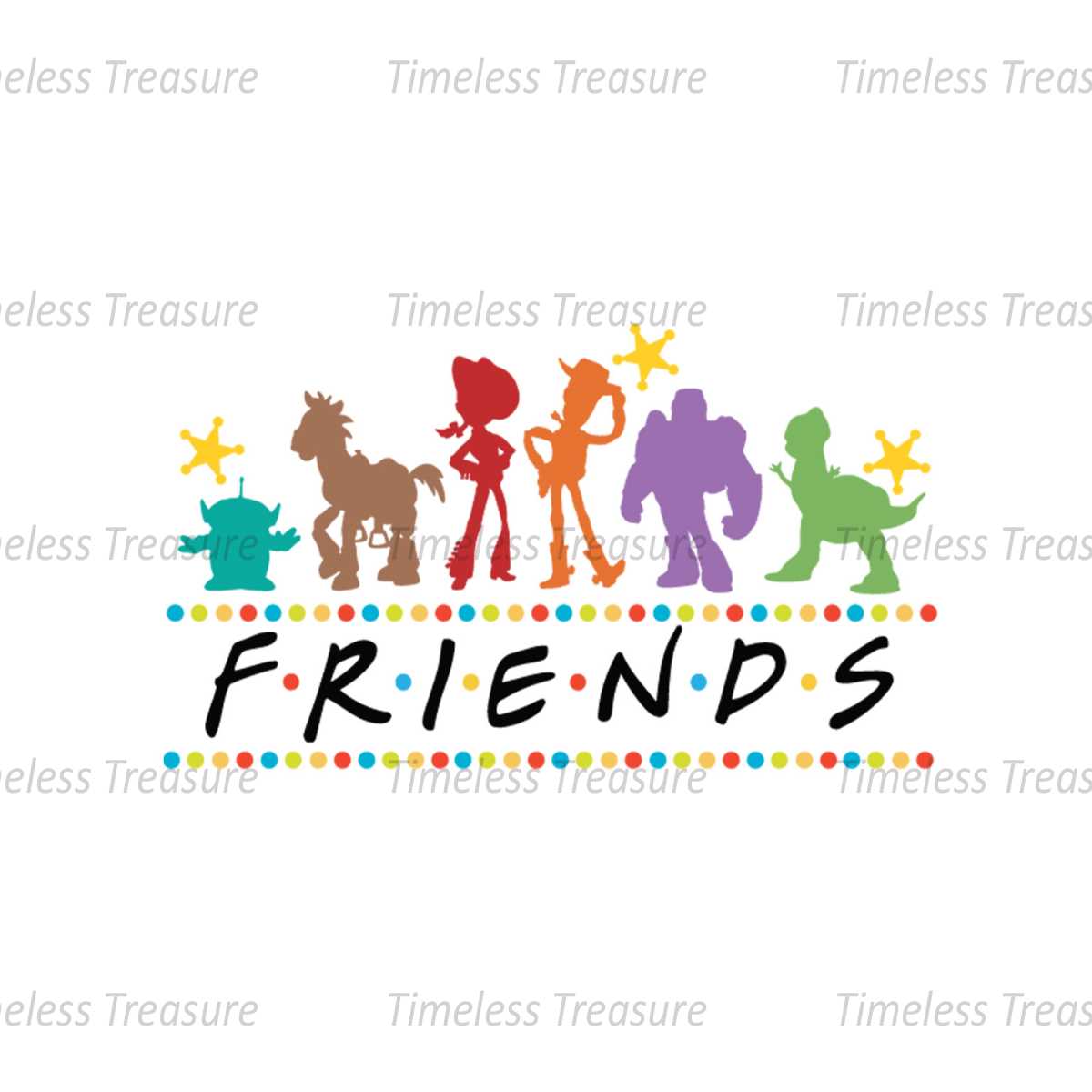 Disney Pixar Cartoon Toy Story Characters Friends Logo SVG C - Inspire ...