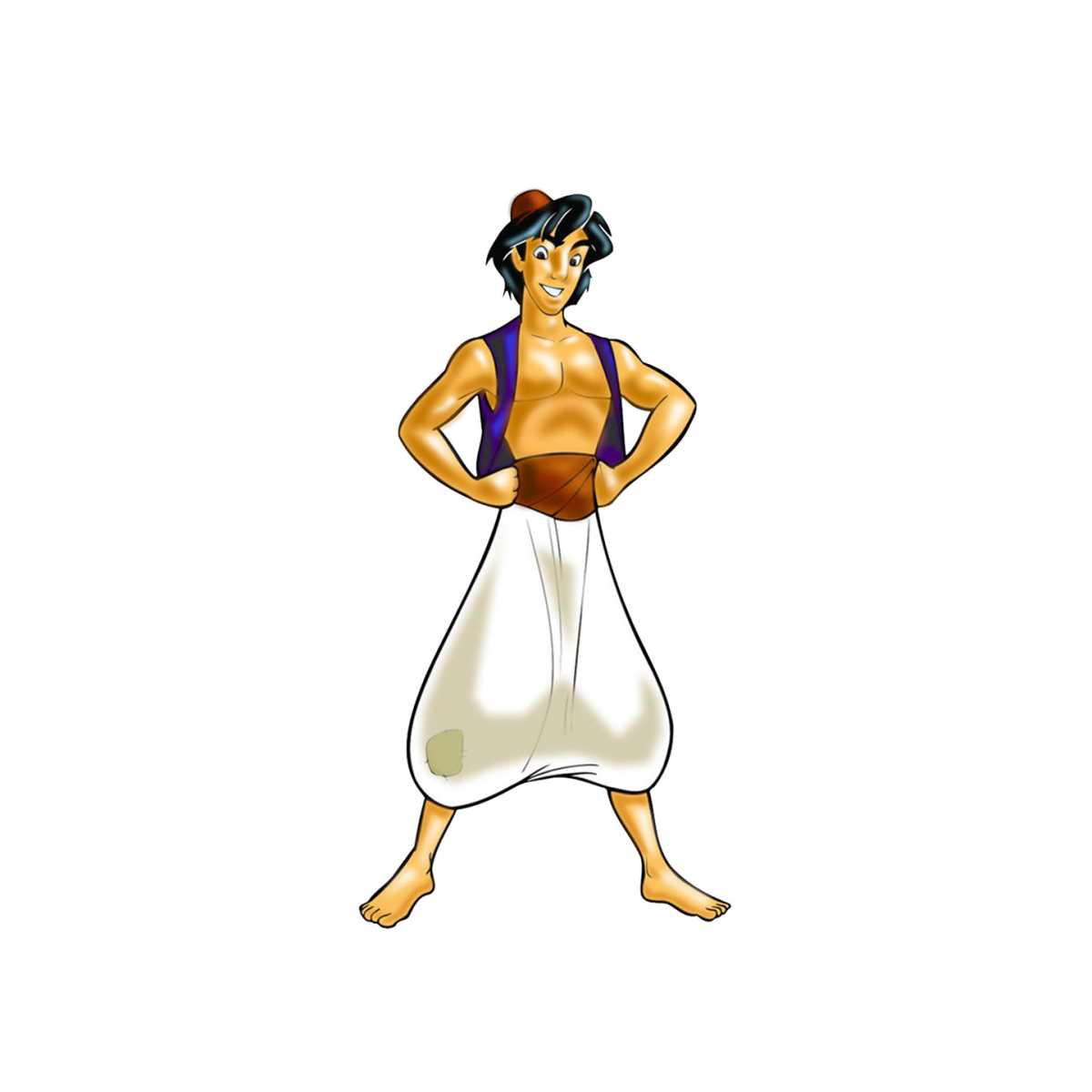 Cool Prince Ali Aladdin Disney Cartoon PNG - Inspire Uplift