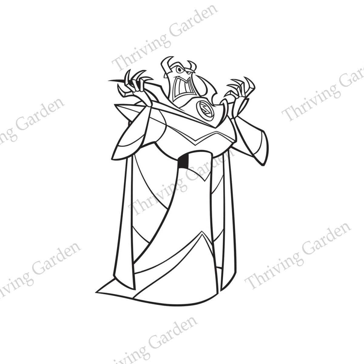 Disney Cartoon Toy Story Character Angry Evil Emperor Zurg T - Inspire ...