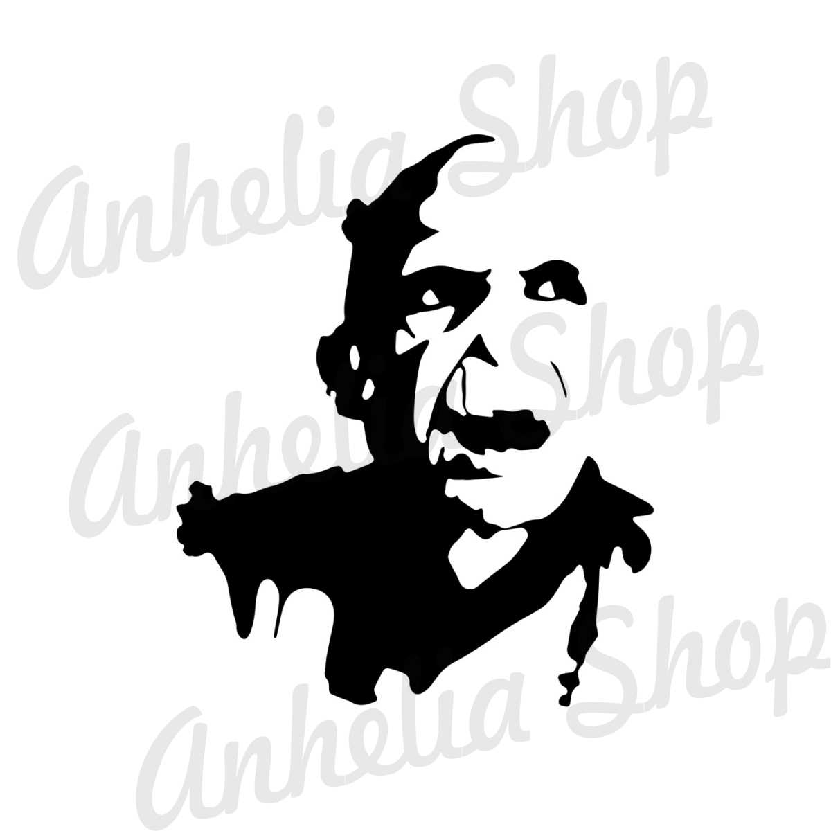 Harry Potter Lord Voldemort Head SVG Silhouette Vector - Inspire Uplift