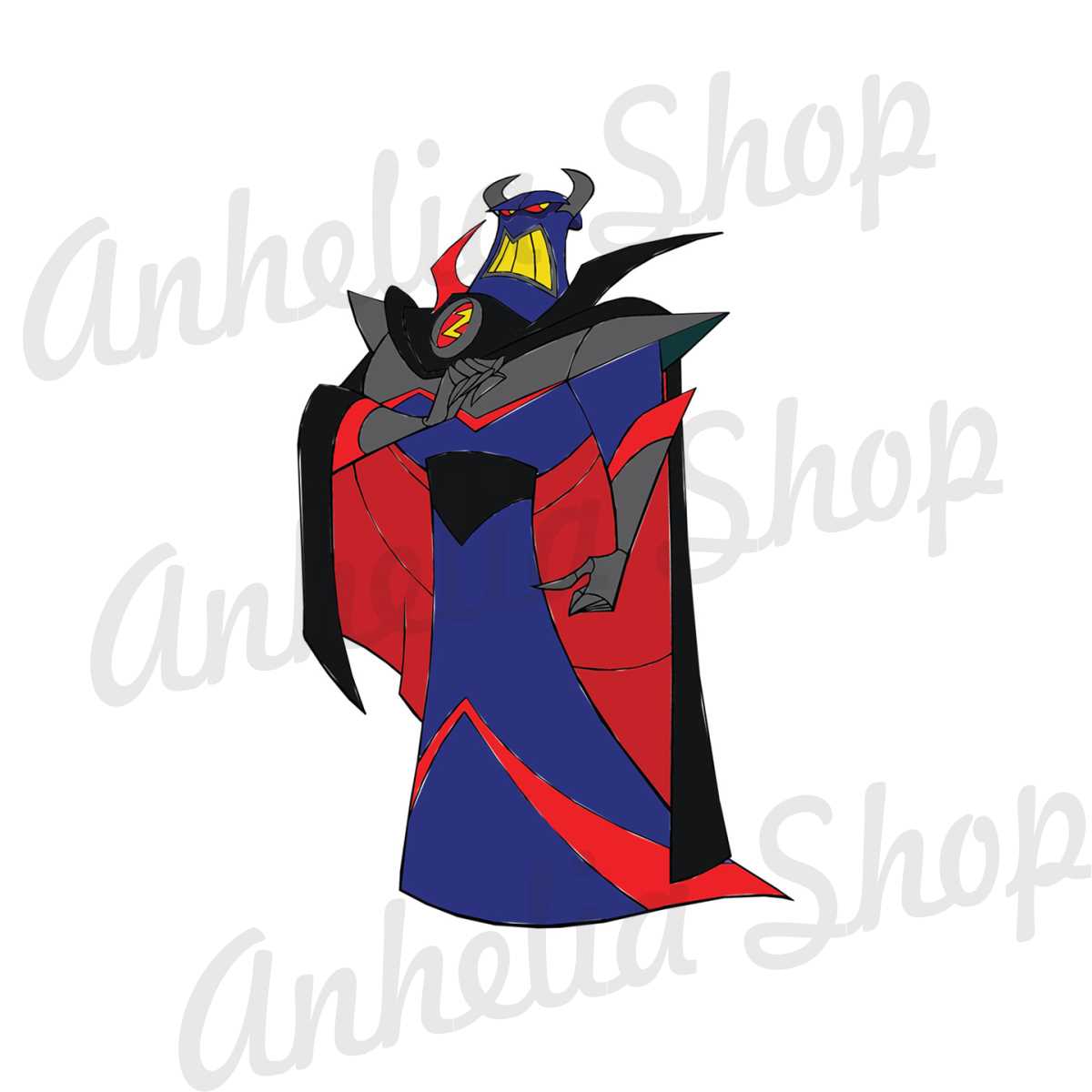 Disney Cartoon Evil Emperor Zurg Toy Story SVG | Inspire Uplift