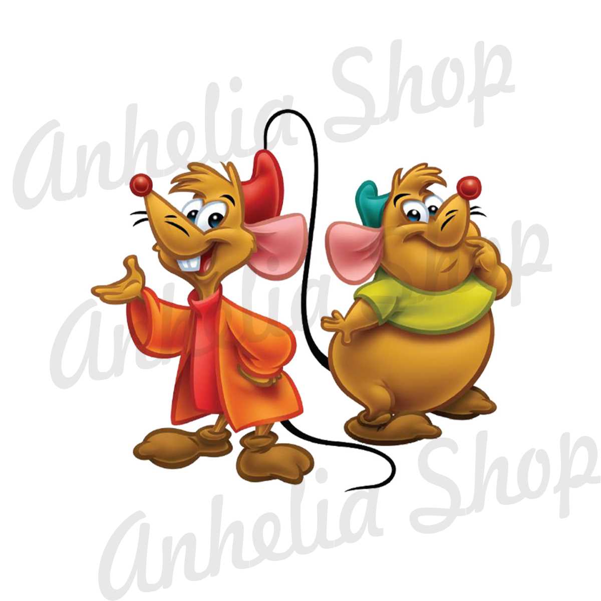 Jaq and Gus Gus Disney Mice Cinderella Character PNG | Inspire Uplift