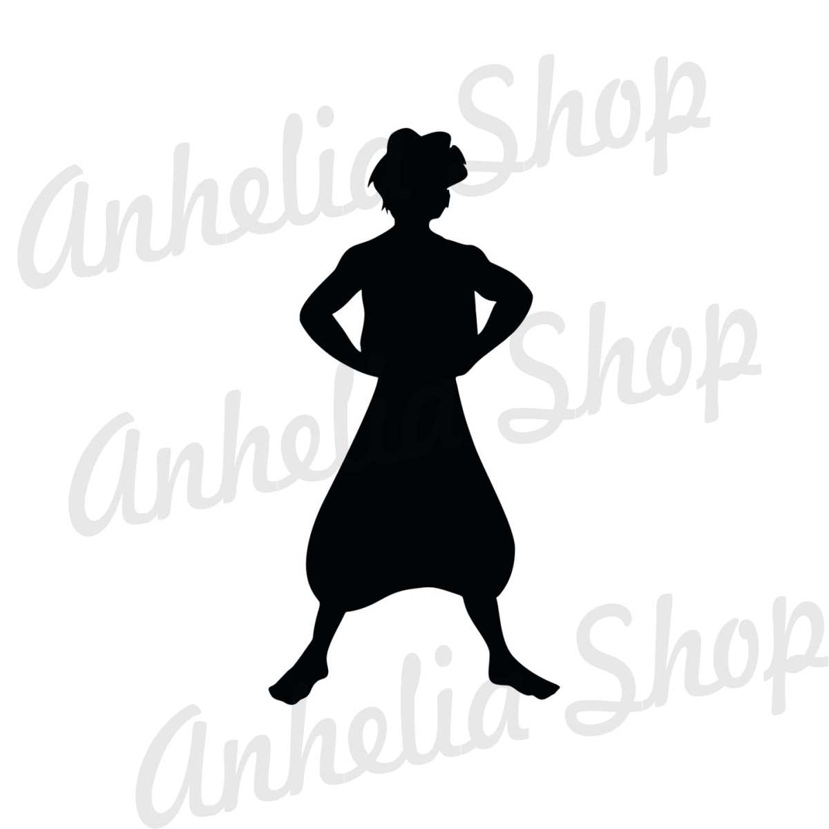 Disney Aladdin and The Magic Lamp Silhouette SVG | Inspire Uplift