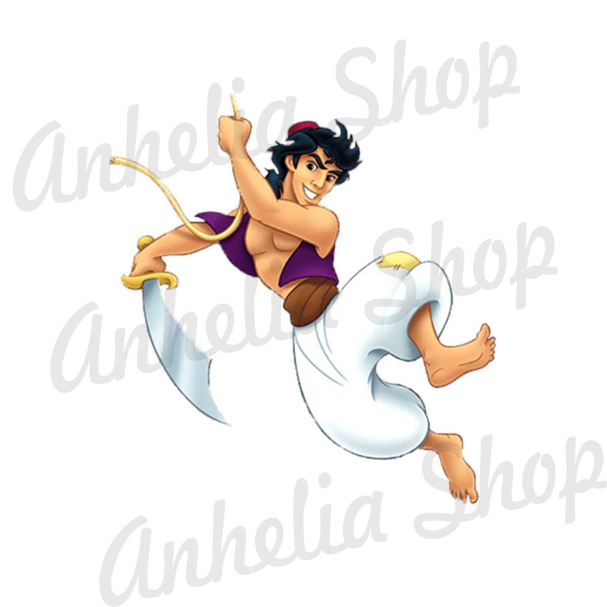 Aladdin Hanging on A Rope PNG Transparent File - Inspire Uplift