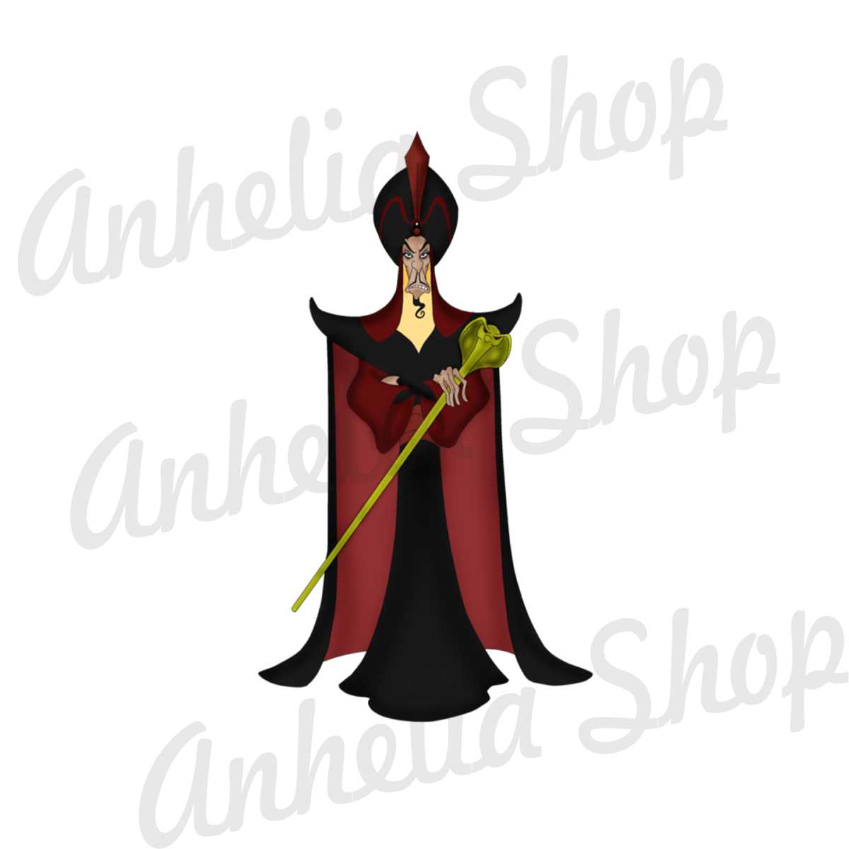 Evil Sorcerer Jafar Disney Aladdin Villain PNG | Inspire Uplift