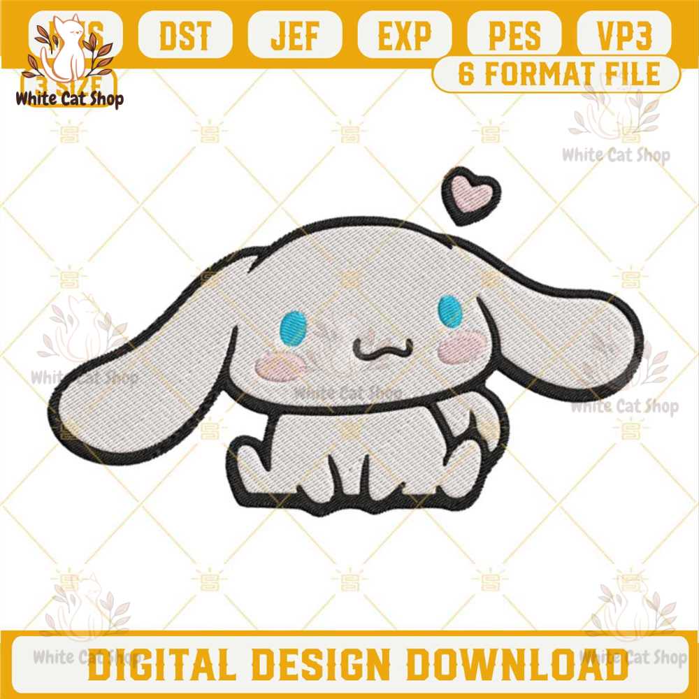 Cinnamoroll Embroidery Design Files.jpg | Inspire Uplift