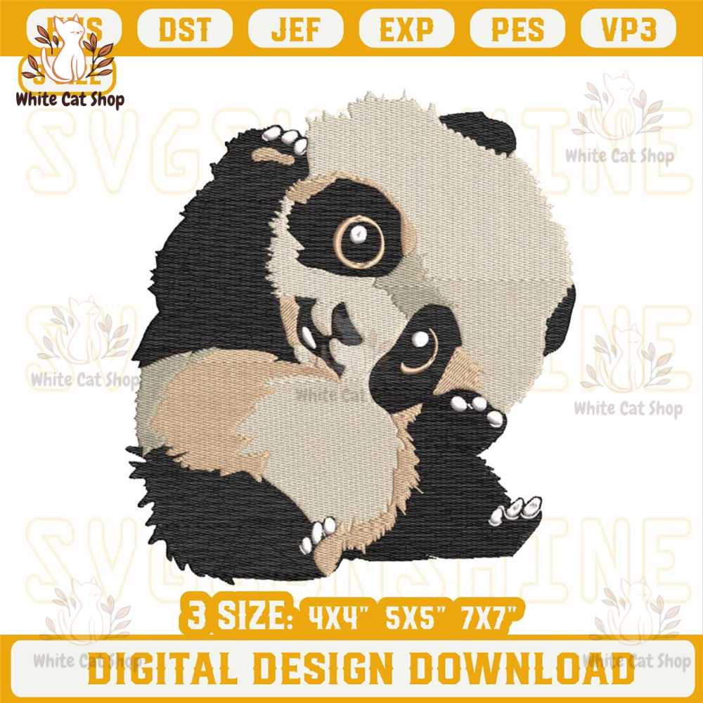 Panda Embroidery | Inspire Uplift