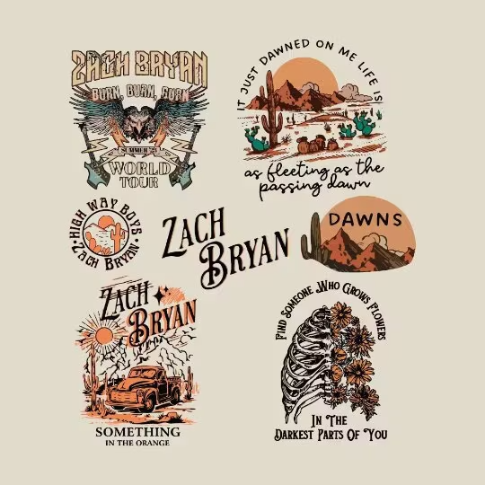 Zach Bryan Png, American Heartbreak Tour 2024 Png, Zach Brya | Inspire ...