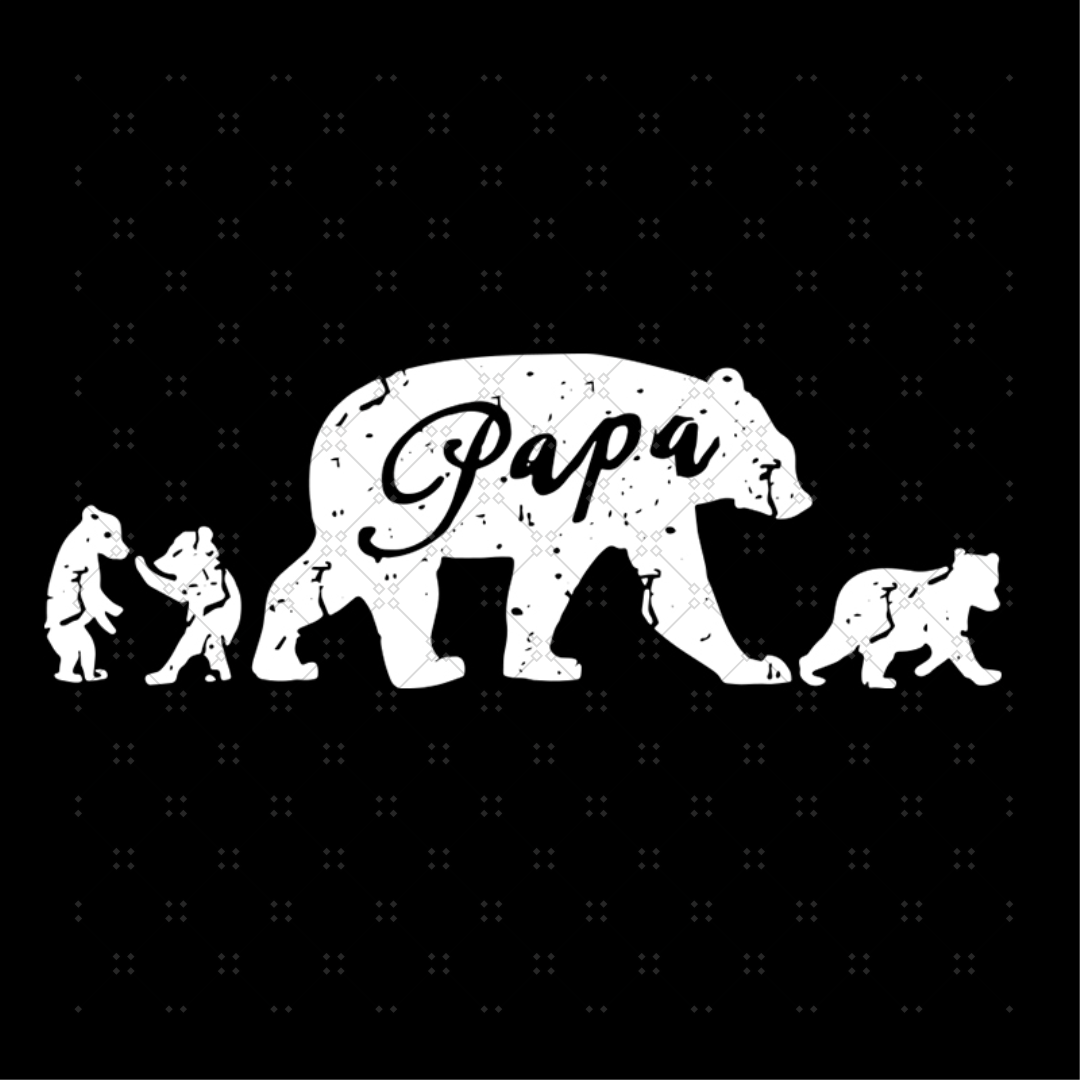 papa bears svg Png, Dxf, Eps - Inspire Uplift