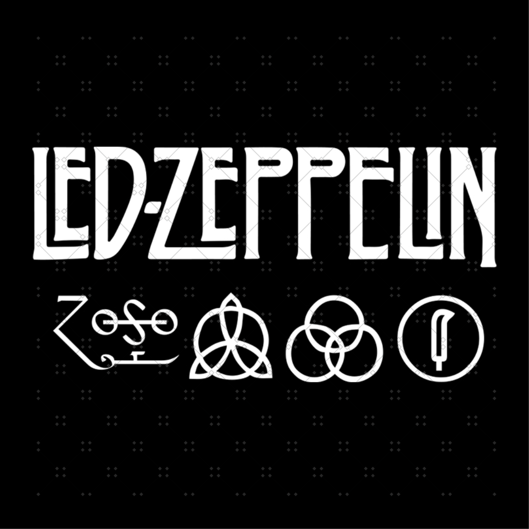 Led-Zeppelin Svg, Musical Band Svg, Music Svg, Led-Zeppelin - Inspire ...