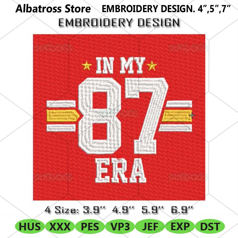 In My 87 Era Embroidery | Inspire Uplift