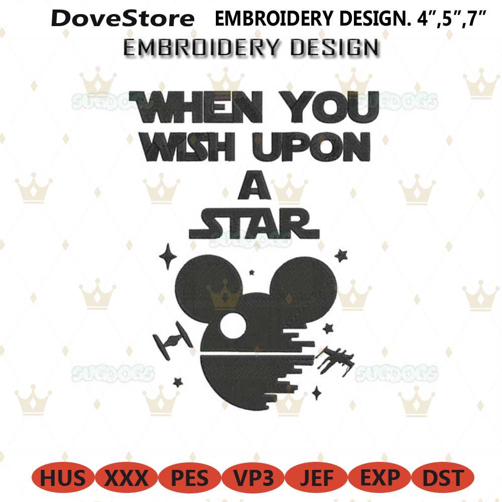 Star Wars Embroidery Design 1 | Inspire Uplift