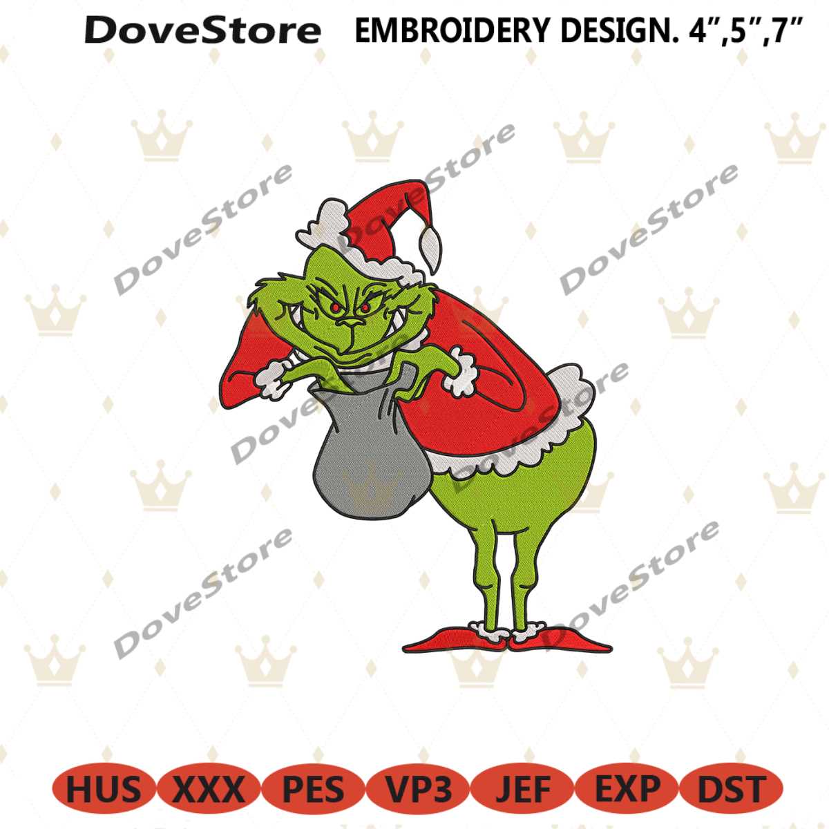 Christmas Grinch Embroidery Design Files, The Grinch Machine | Inspire ...