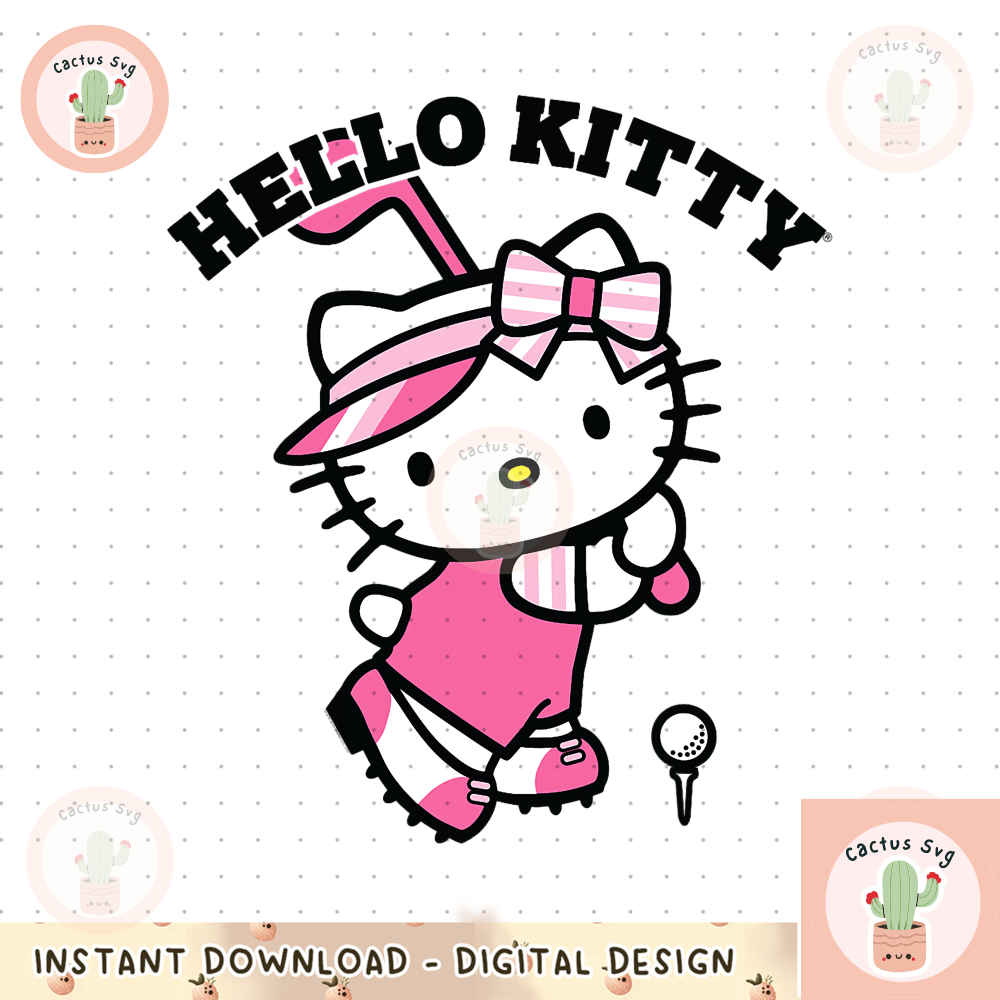 Hello Kitty Golf PNG Download File | Inspire Uplift