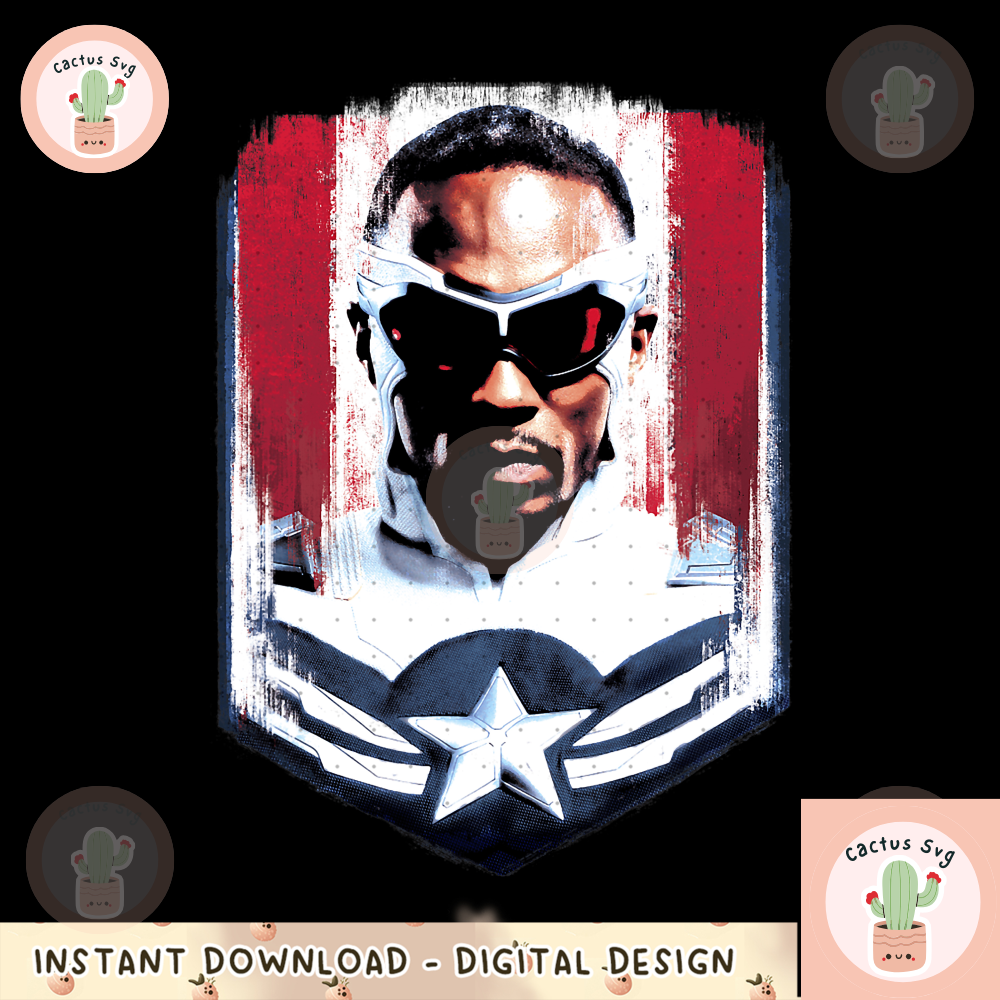 Marvel Falcon Winter Soldier Sam Captain America Portrait pn | Inspire ...