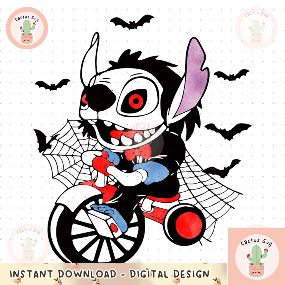 Stitch Horror Halloween, disney stitch png, halloween png, S | Inspire ...