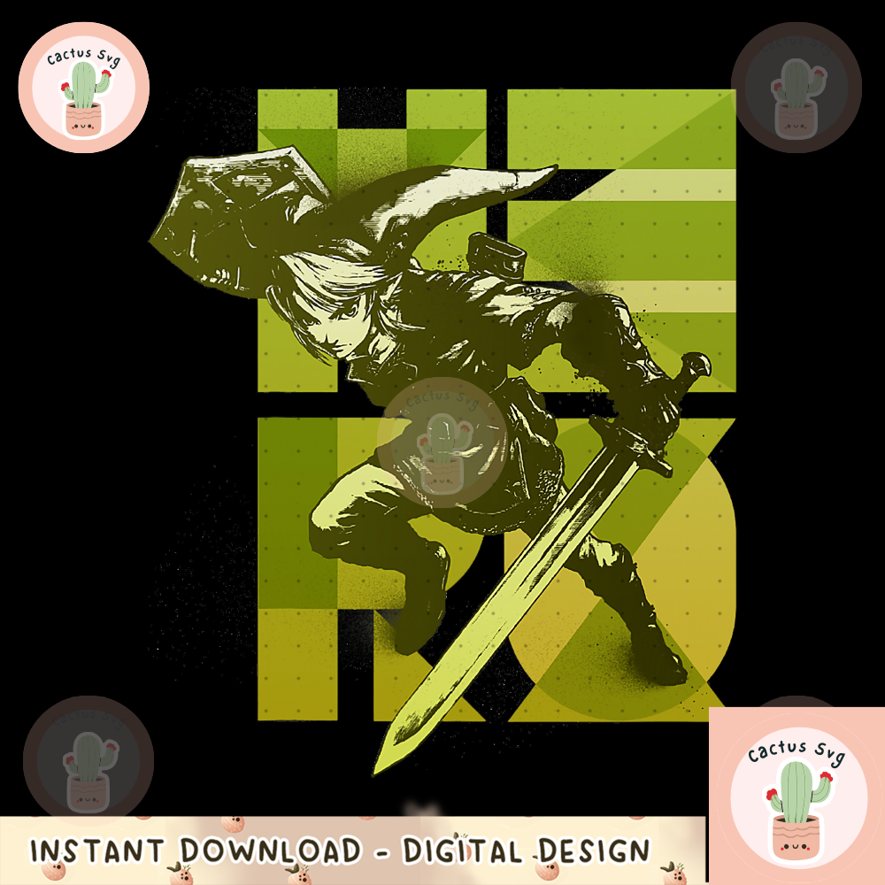 The Legend Of Zelda Link Hero Overlay png, digital download, | Inspire ...