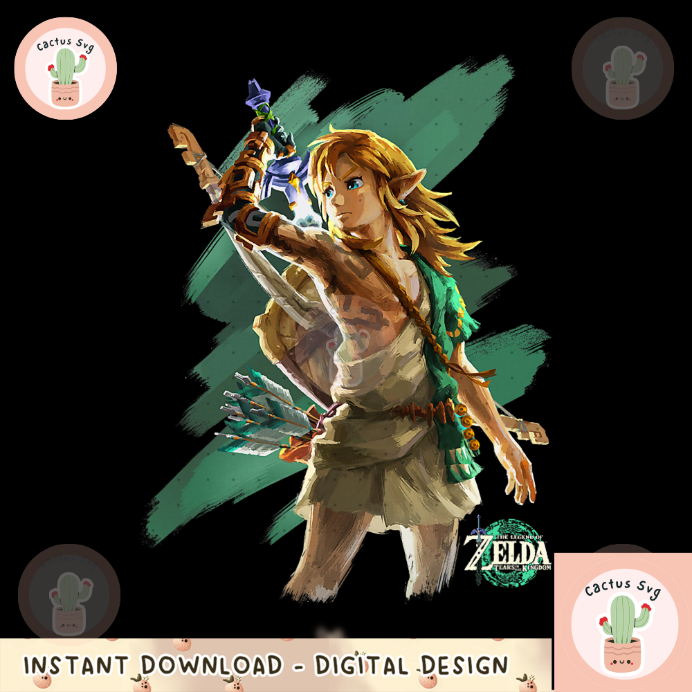 The Legend of Zelda Tears Of The Kingdom Link Hero Poster pn - Inspire ...