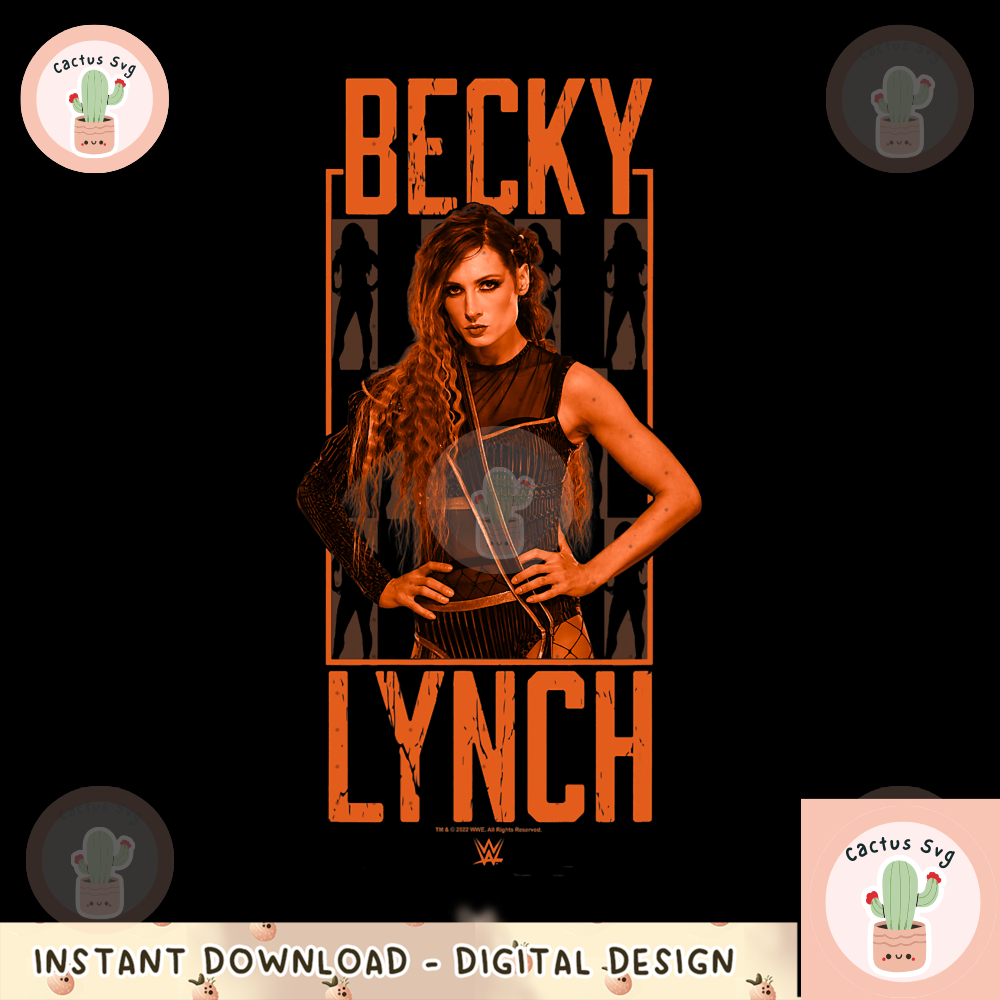 WWE Becky Lynch Power Pose Photo Portrait Poster png, digita | Inspire Uplift