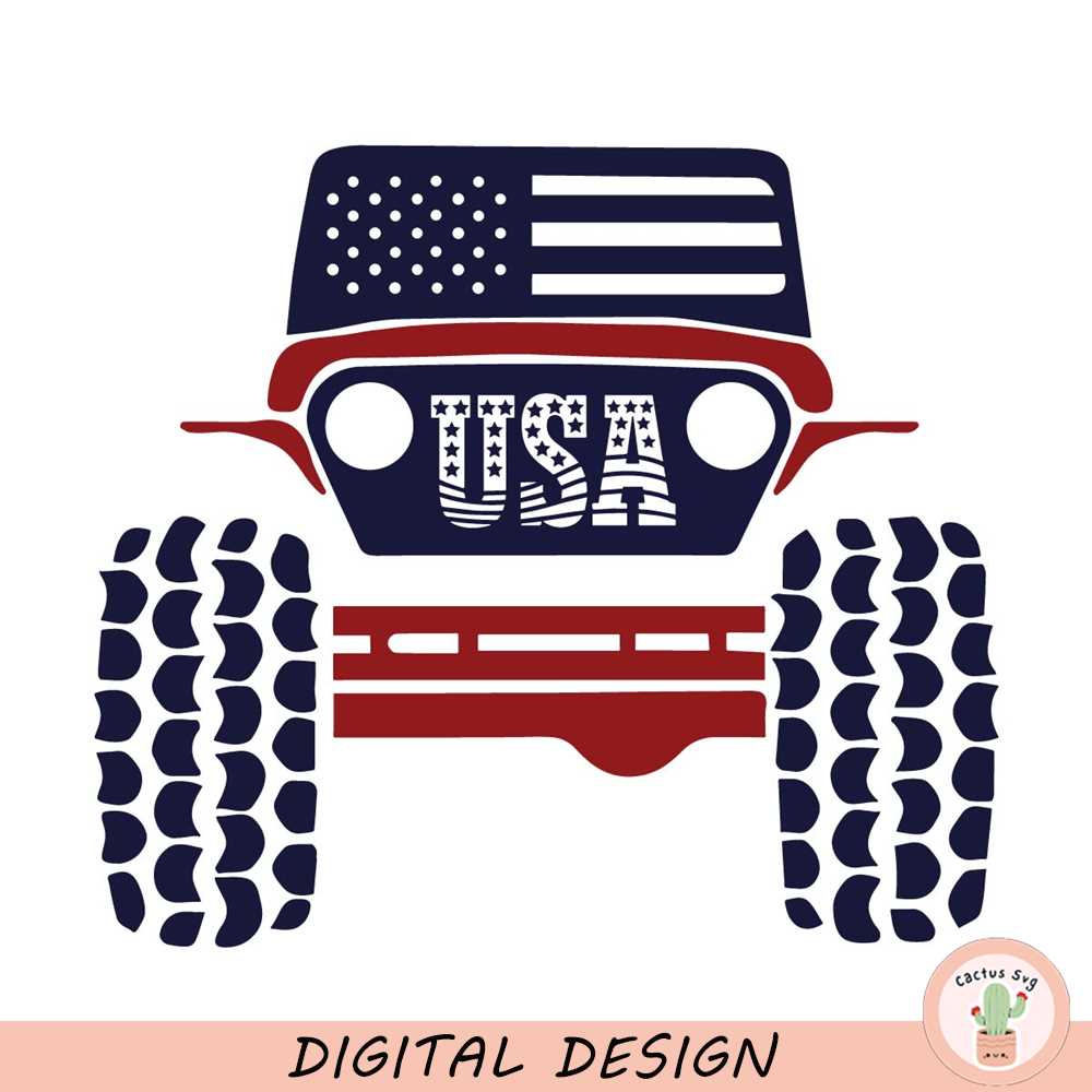 USA 44 Off Road SVG, American Jeep SVG, 4th Of July Off Road | Inspire ...