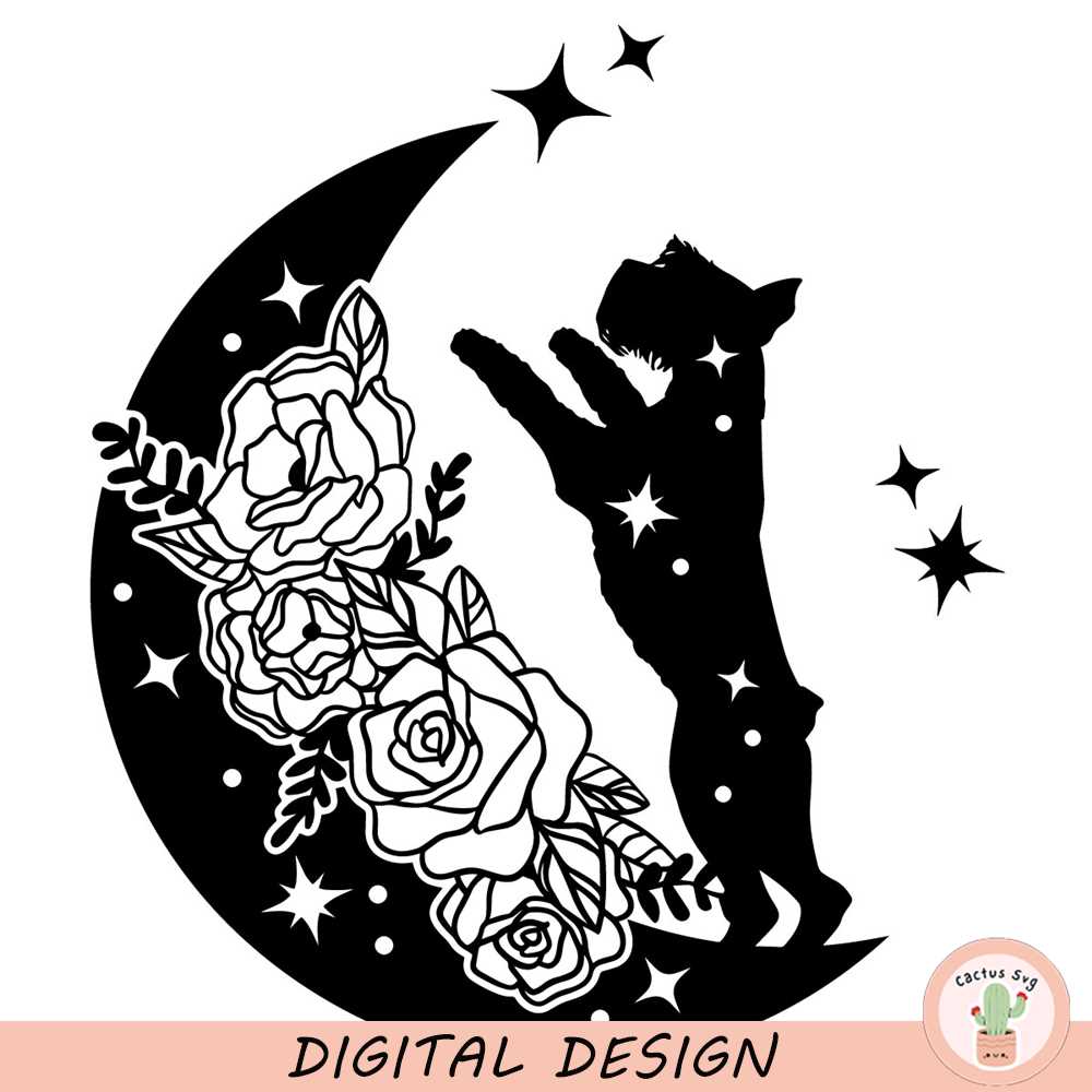 Schnauzer Dancing On The Moon Svg, Schnauzer Moon Svg, Doggo | Inspire ...