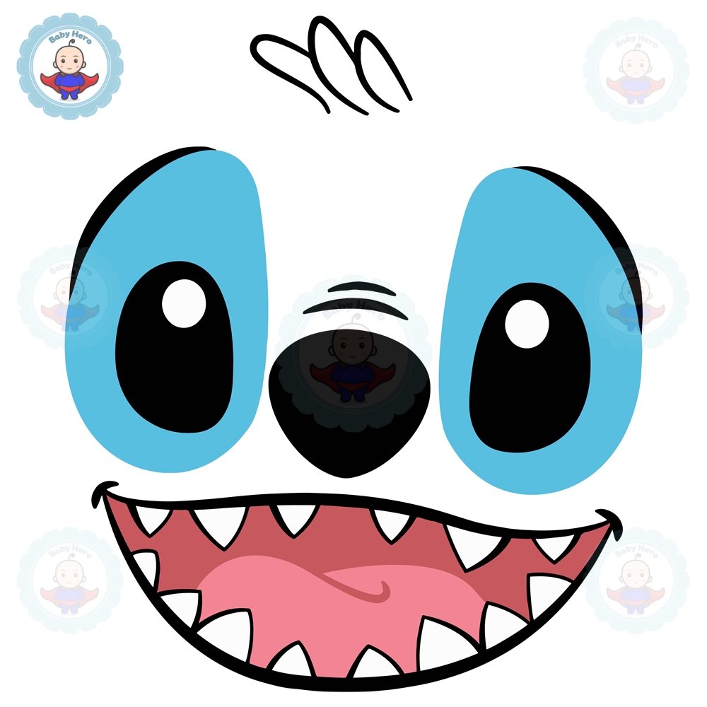Stitch Face Svg, Stitch Face Design, Dxf, Png, Eps | Inspire Uplift
