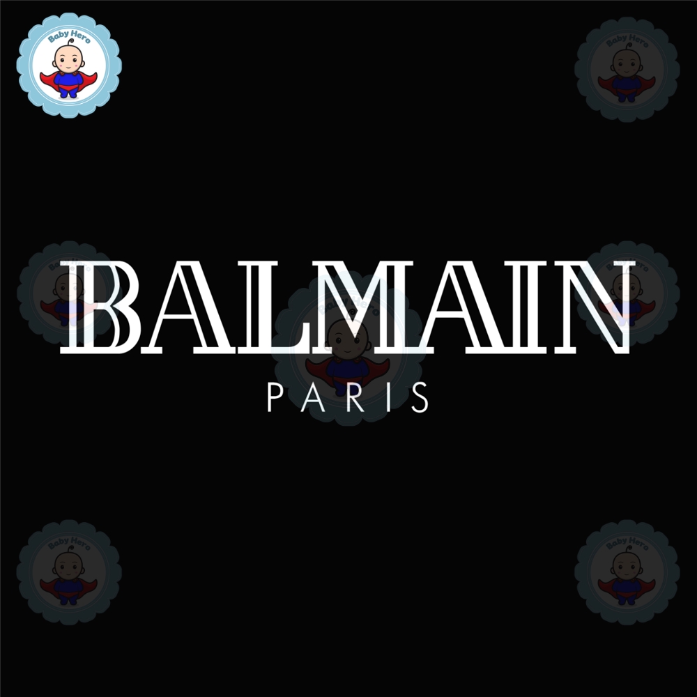 Balmain Paris White Logo SVG, Balmain SVG, Paris SVG, Balmai | Inspire ...