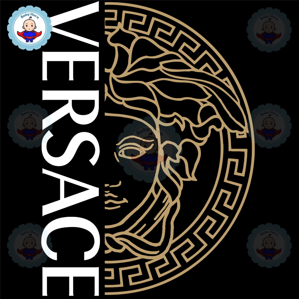 Versace White Logo SVG, Italy Versace Logo SVG, Versace SVG, | Inspire ...