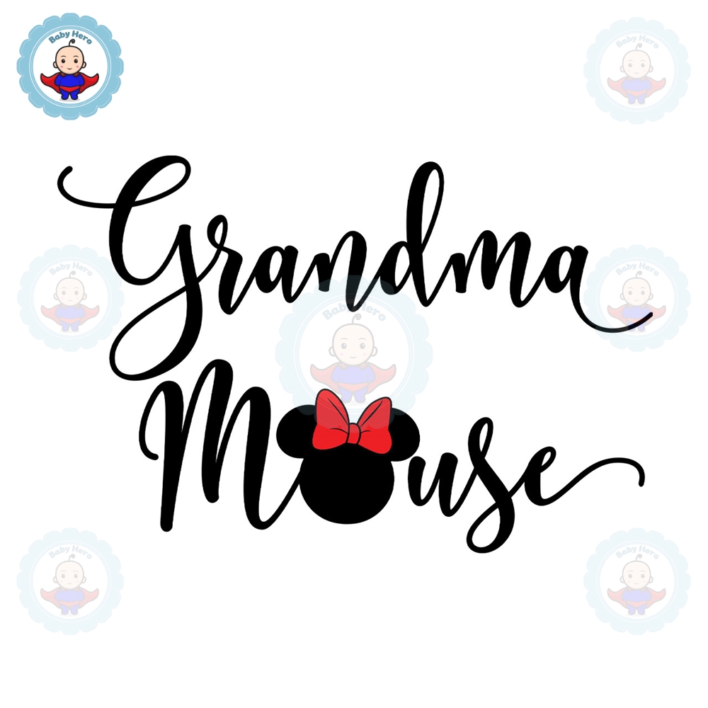 Grandma Minnie Mouse SVG | Inspire Uplift