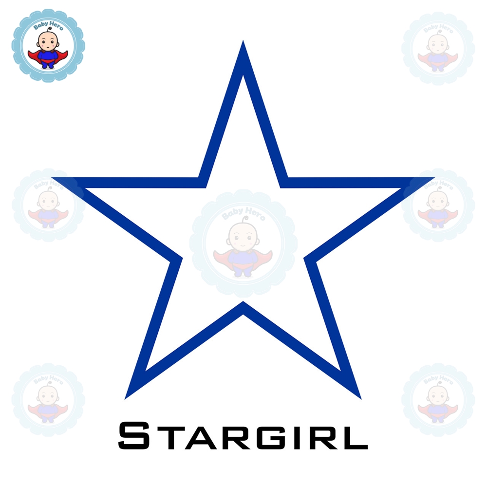 Avengers Superheroines Stargirl Logo SVG | Inspire Uplift