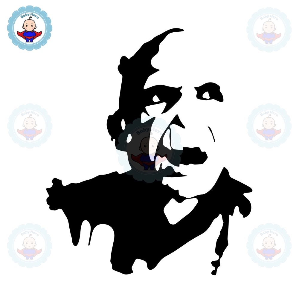 Harry Potter Lord Voldemort Head SVG Silhouette Vector | Inspire Uplift