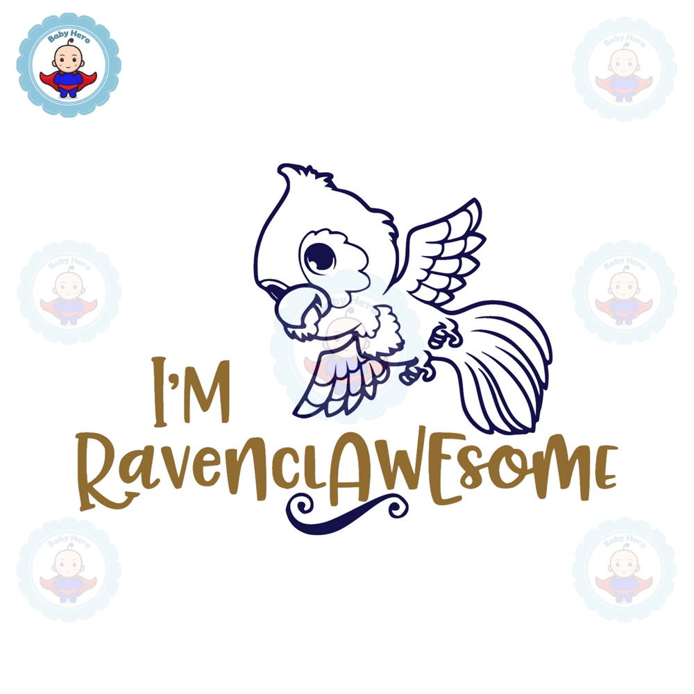 I'm Ravenclawesome Harry Potter Ravenclaw SVG | Inspire Uplift
