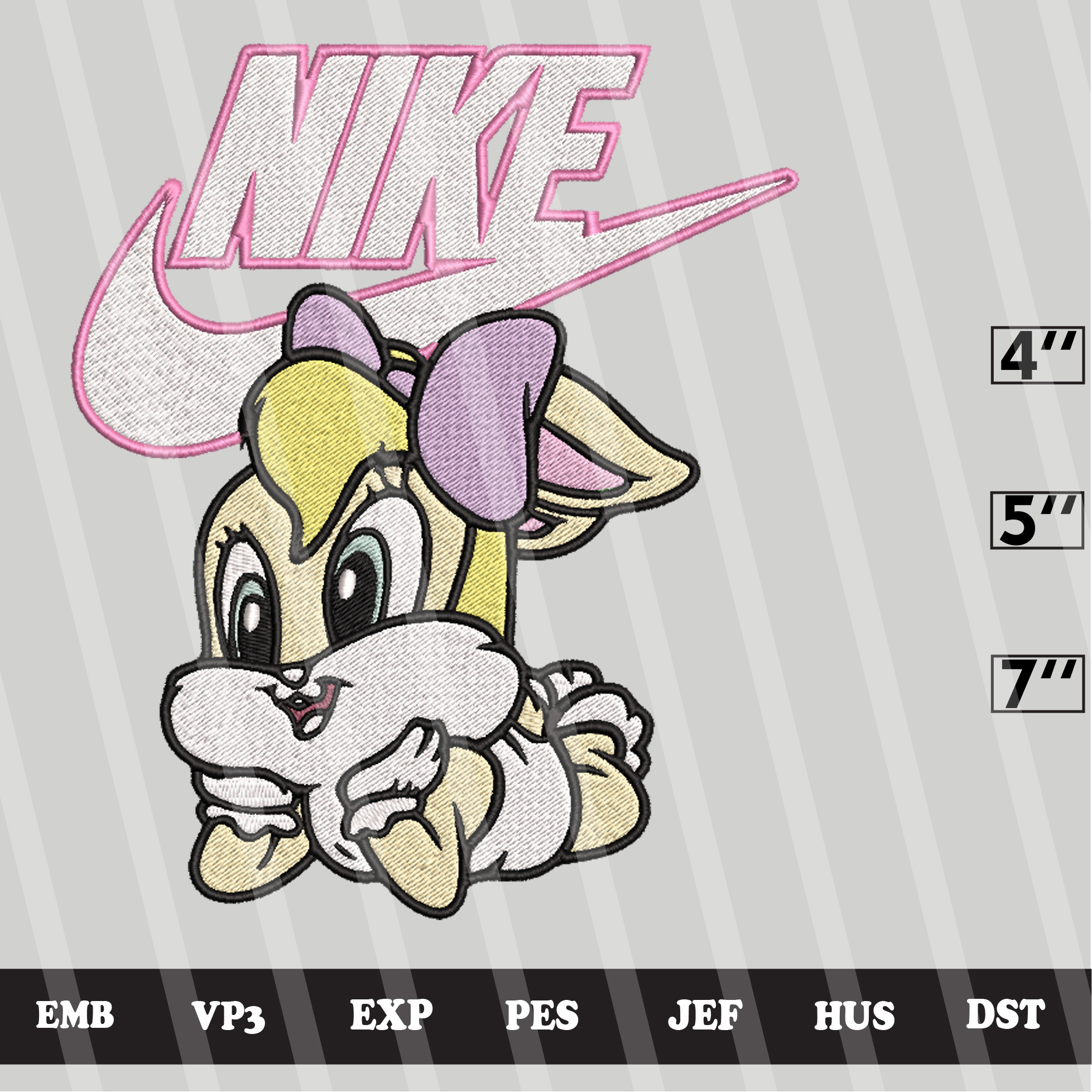 Lola Bunny Ni.ke Embroidery Designs, Lola Bunny Machine Embr | Inspire Uplift